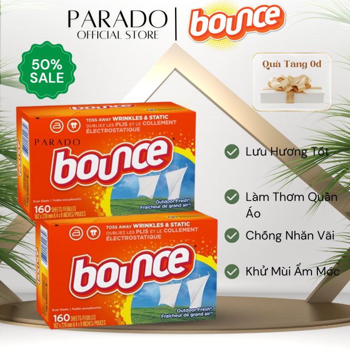Giấy Thơm Quần Áo Bounce 4 in 1 Của Mỹ 160 tơ` - Giấy Thơm Quần Áo,Tủ đồ | Lazada.vn