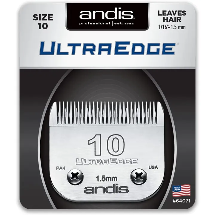 Andis UltraEdge Detachable Clipper Blade #10 ORIGINAL FROM USA 1/16 or ...
