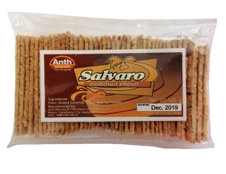 Snack Time Salvaro Coconut Biscuit 120g | Lazada PH
