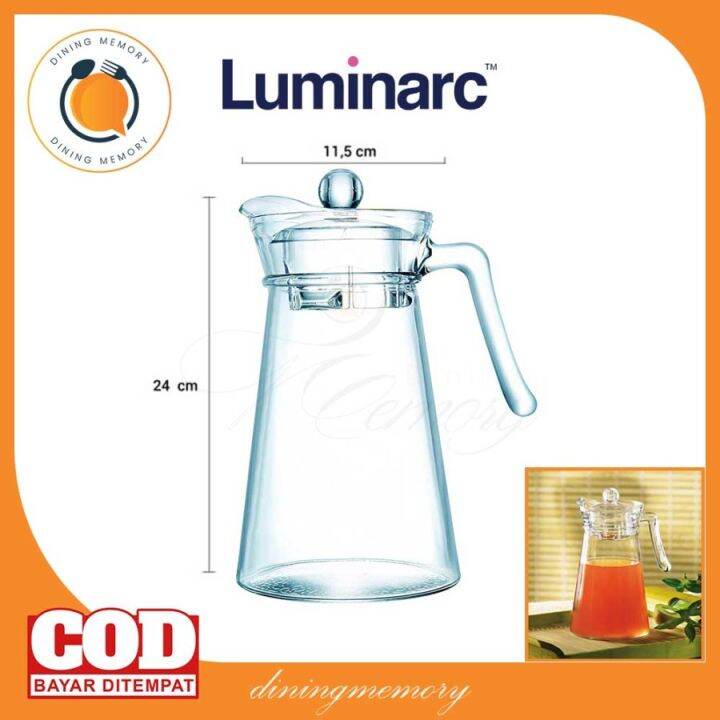 Luminarc Teko Kone Pitcher Water Jug 1300ml per Pcs | Lazada Indonesia