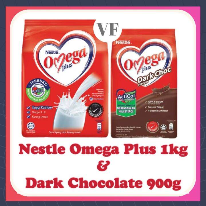 NESTLE OMEGA PLUS Powder 1kg & Dark Chocolate 900g | Lazada Singapore