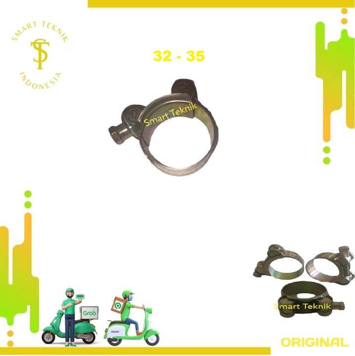 Klem superior / clamp superior / heavy duty hose clamp 26-28 KLEM PIPA ...