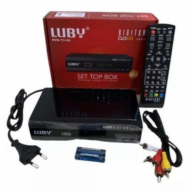 Set Top Box Luby DVB T2-02 Receiver TV STB Digital Full HD SNI | Lazada Indonesia