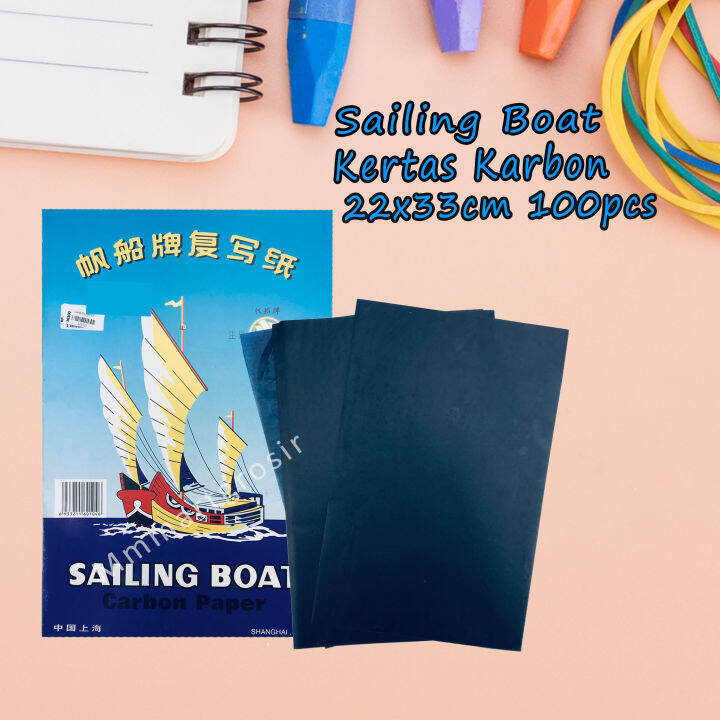 Sailing Boat / Carbon Paper / Kertas Karbon / 22x33cm 100pcs | Lazada ...