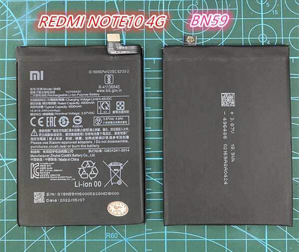 🔥ส่งไวจากไทย🔥 Battery Redmi note10 4G BN59 แบตเตอรี่ใช้สำหรับมือถือ ...