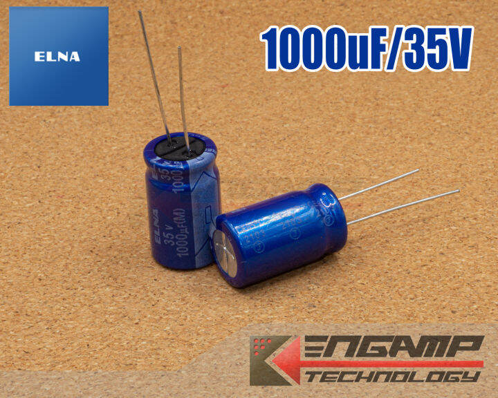 (1ตัว) [E-CAP] 1000uF/35V 85C ELNA RE3 12.5x20mm P=5mm | Lazada.co.th