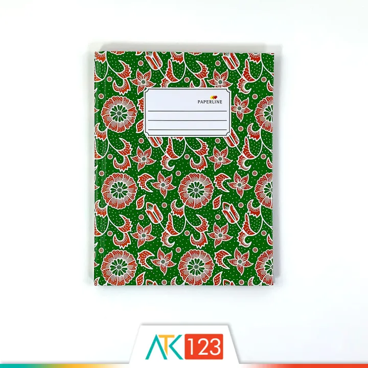 Buku Tulis Hardcover Paperline Quarto / Kuarto / Kwarto 100 Lembar ...