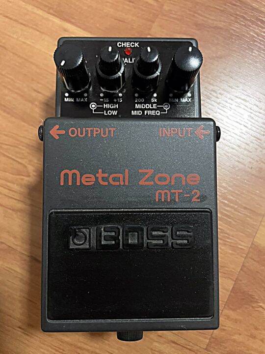เอฟเฟคกีตาร์ Boss MT-2 Metal Zone (มือ 2) สภาพดี พร้อมใช้งาน | Lazada.co.th