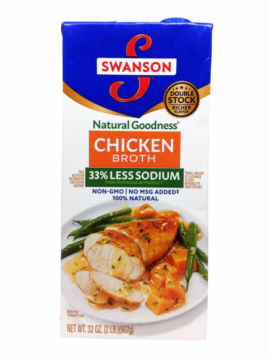 Swanson Chicken Broth 33% Less Sodium 907g {Made in U.S.A.} | Lazada PH