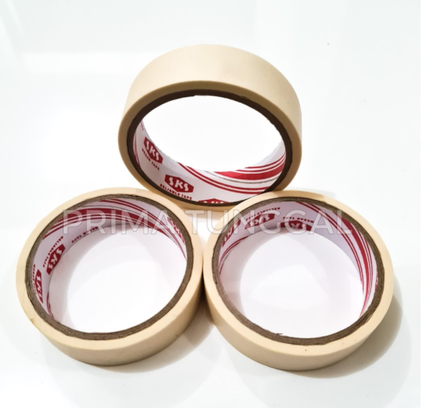 Lakban Kertas SKS 1" inch 24mm Masking Tape 1" inch Lem Kertas 1" inch ...