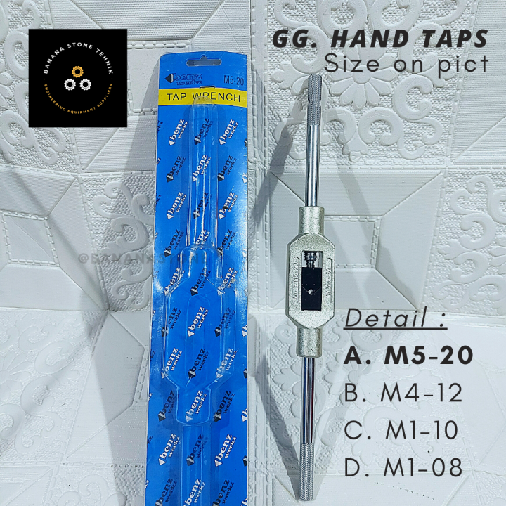 Tap Handle M5 - M20 / Gagang Tap Manual / Stang Wrench Hand Tap ...