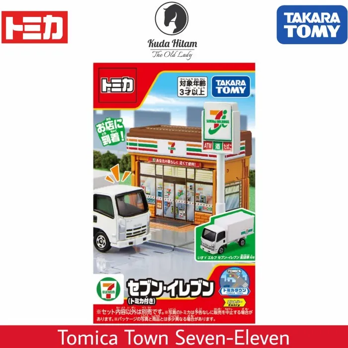 Tomica World Tomica Town 7 Seven-Eleven with Tomica | Lazada Indonesia
