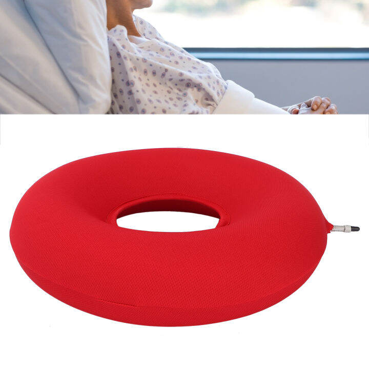 หมอนโดนัท Inflatable Donut Pillow Tailbone Pain Relief Rubber Donut ...