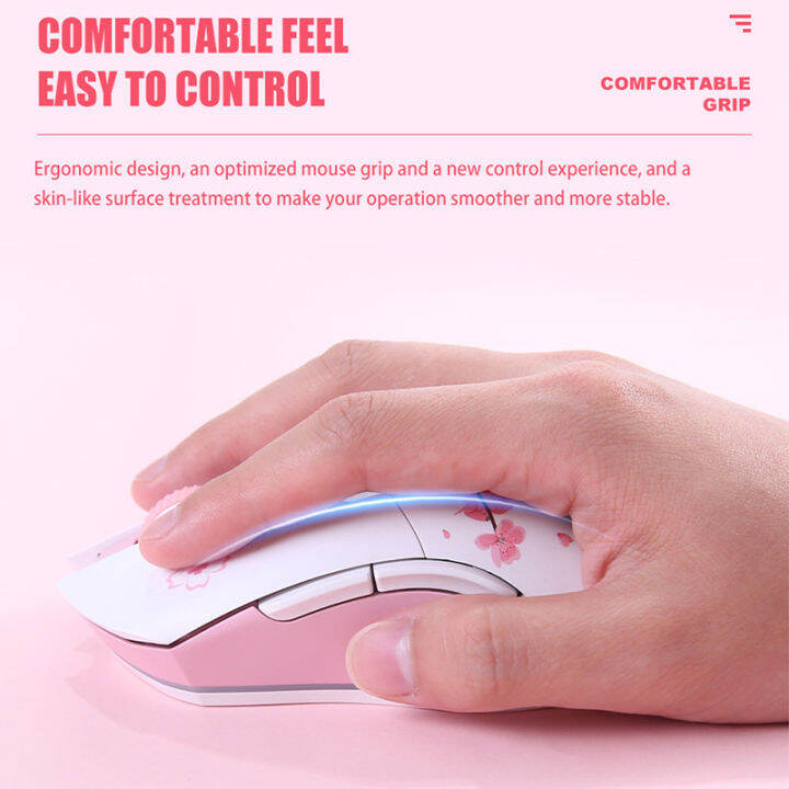 DAREU Dual Modes Mouse RGB 2.4G Wireless USB Wired Gaming Mice ในตัว ...