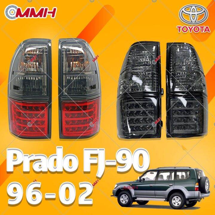 Toyota Land Cruiser Prado FJ90 FJ95 Lc90 1996-2002 เสื้อ ไฟท้าย ไฟท้าย ...