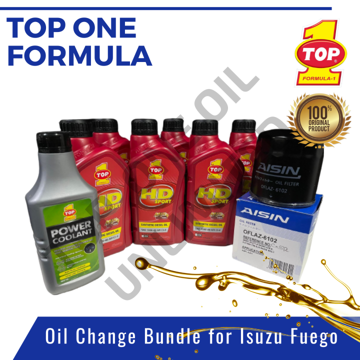 Isuzu Crosswind, Fuego Oil Change Package Top 1 Synthetic Diesel Engine ...