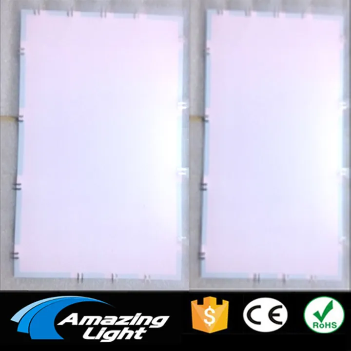 White Color A4 Cuttable El Backlight El Light Panel El Backlight Panel ...