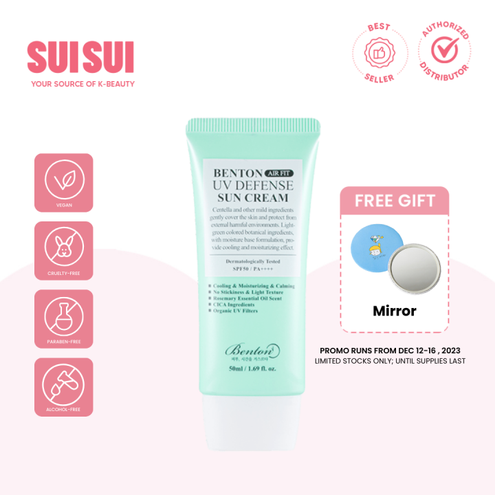 Benton Air Fit UV Defense Sun Cream SPF50+ PA++++ 50ml | Lazada PH