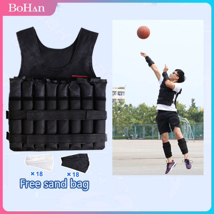 1-30KG Weight Vest Weighted Vest Adjustable Loading For Basketball Body ...
