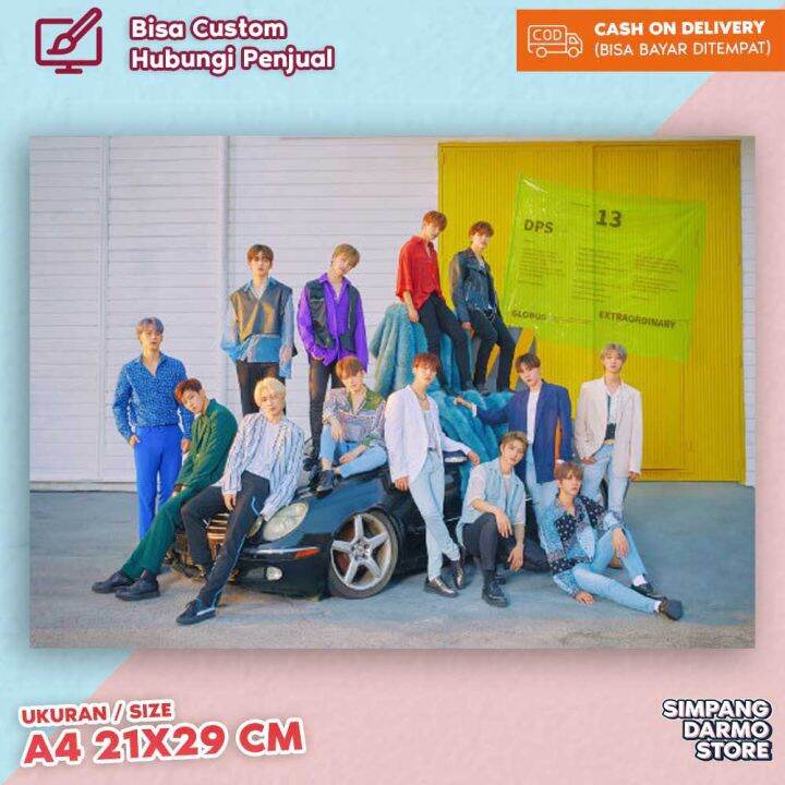 Poster Seventeen KPOP Terbaru Ukuran A4 / A3 Besar Kecil Hires Bisa ...