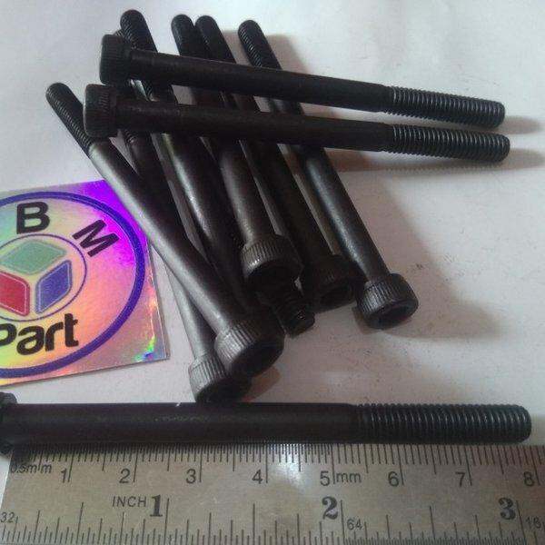Baut L Baja Hitam M6 X 80Mm Atau Baut 10 Panjang 8Cm Bahan Baja Hitam | Lazada Indonesia