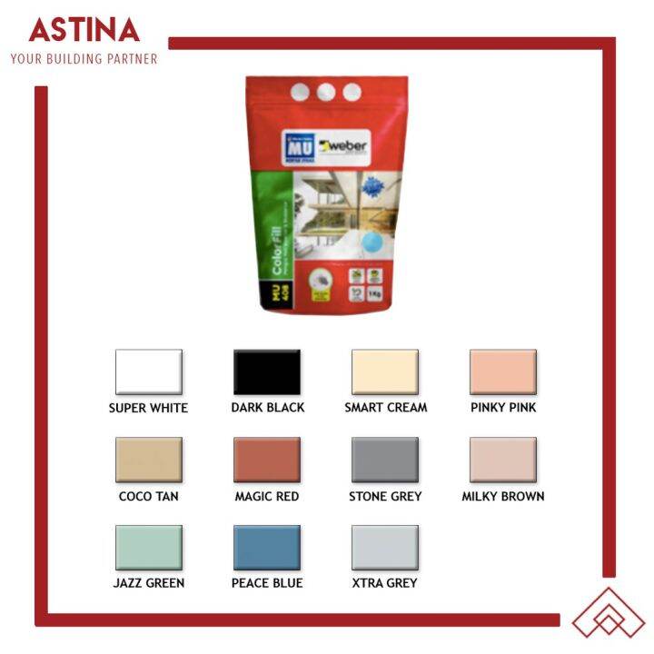 Pasir Romano MU Mortar Utama Semen Instan Pengisi Nat Keramik MU 408 ...