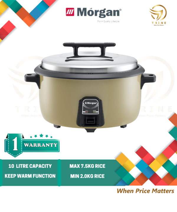 MORGAN COMMERCIAL RICE COOKER NON-STICK COATING (10L) MCR-VAST 10 MCR ...