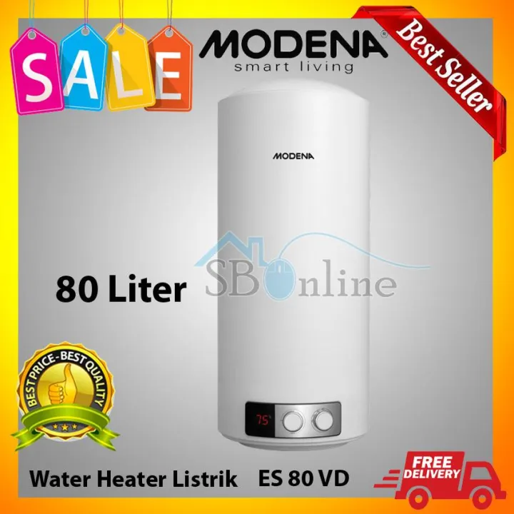 Modena Water Heater Listrik Pemanas Air 80 Liter TONDO ES 80 VD HrgPbrk ...