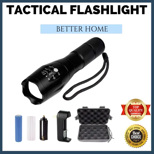 LED Rechargeable Flashlight Abay XML T6 linterna torch 4000 lumens 18650 Battery Outdoor Camping ...