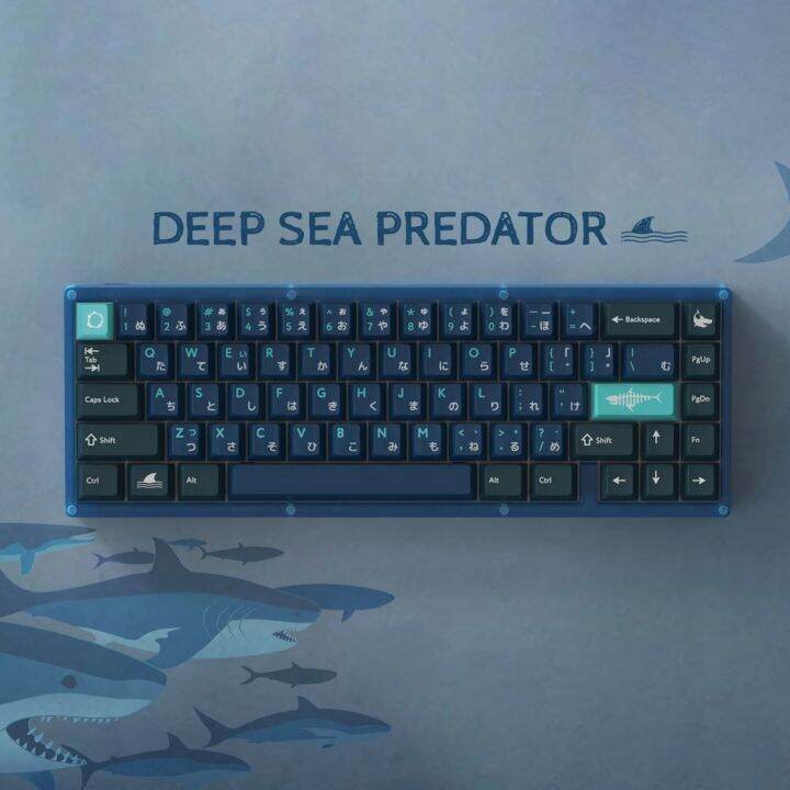 KBDFANS Pbtfans Deep Sea Predator Keycaps | Lazada PH