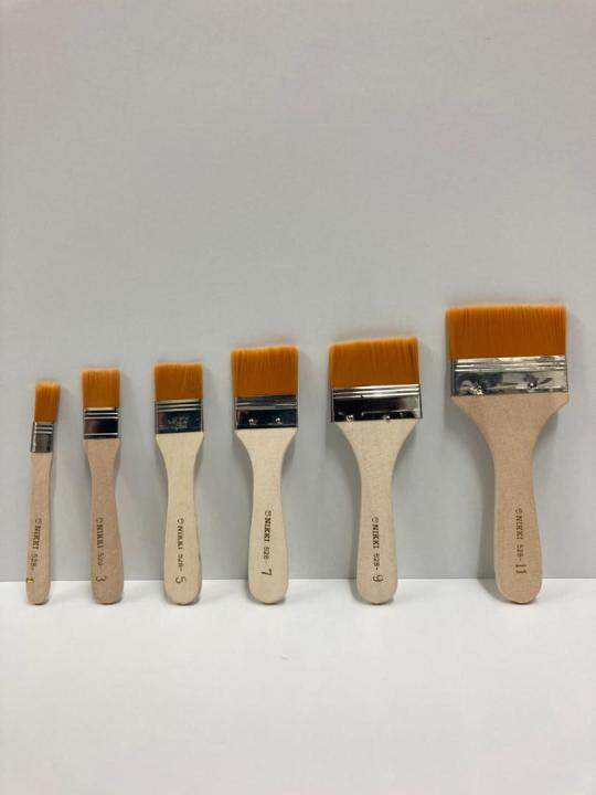 Berus Cat Nylon NIKKI / NIKKI Nylon Paint Brush / Berus Lukisan (528 ...