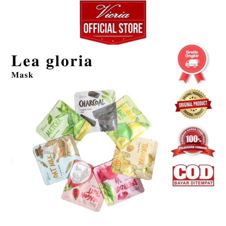 Lea gloria mask kemasan terbaru 10 Gram | Lazada Indonesia