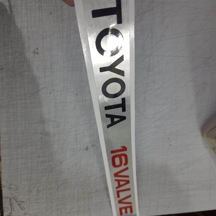 Toyota 16 Valve Engine Cover sticker for 4AF engine sticker | Lazada PH