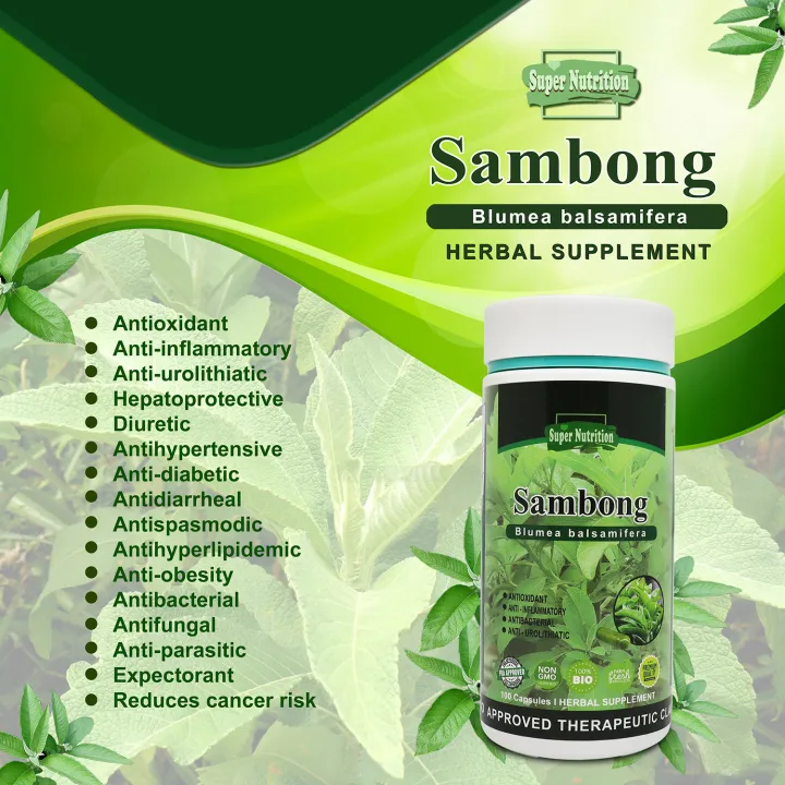 Sambong Capsules Food Supplement 100 (new packaging) | Lazada PH