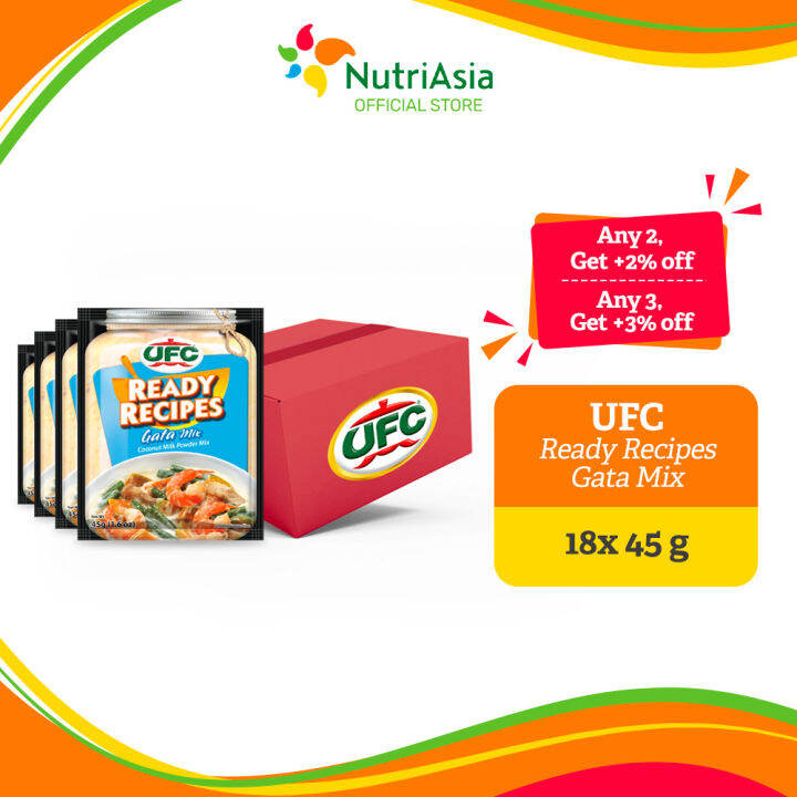 UFC Ready Recipes Gata Mix 45 g Bundle of 18 | Lazada PH