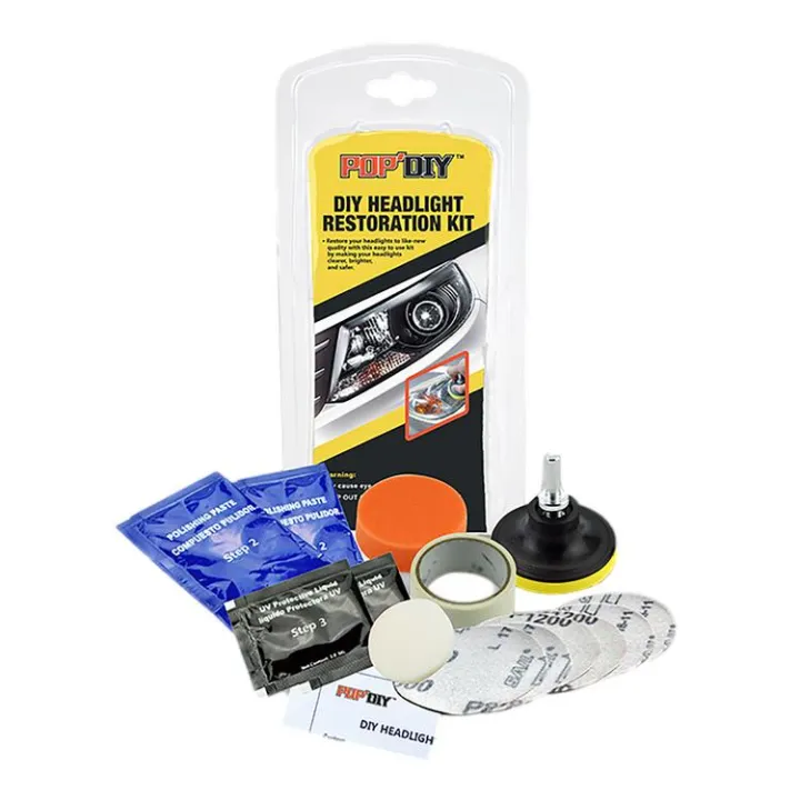 Headlight Repair Polish Scratch Remover Repair Fluid Kit Headlight ...