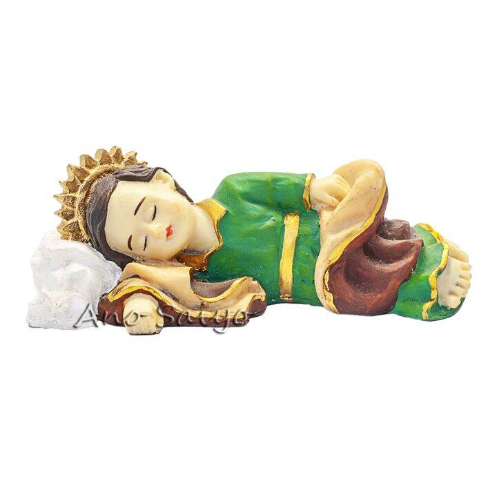 AnoSaiyo Sleeping Saint Joseph Chibi Statue Patron Saint Figurine ...