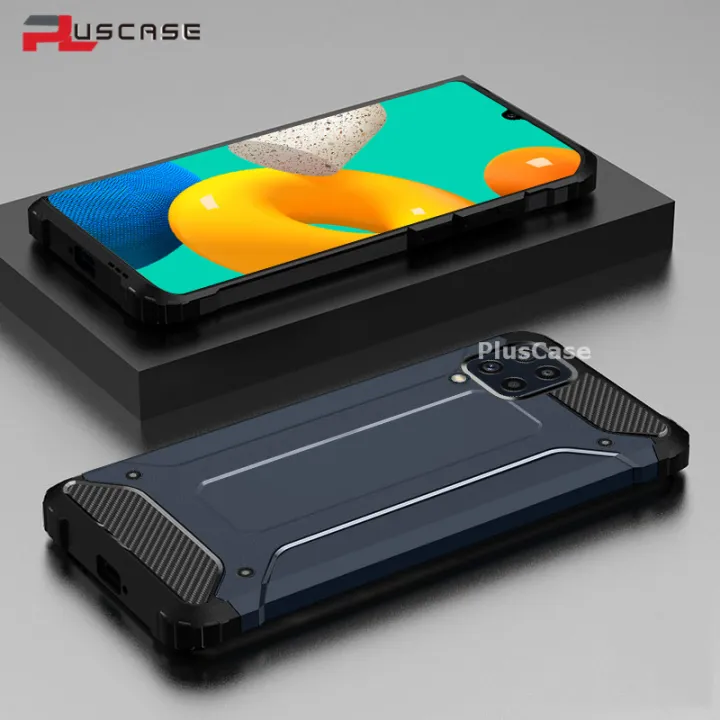 PlusCase for Samsung Galaxy M22 Case Armor Hard Full Body Protective ...