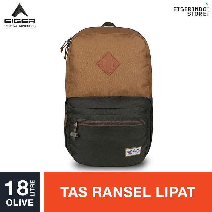PROMO ! - Eiger 1989 Distend Pack 18L - Olive - BISA COD | Lazada Indonesia