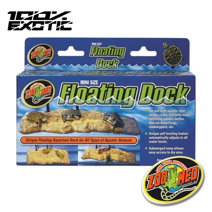 Zoomed Floating Dock Mini 3.5″ X 8″ | Reptile Starter Kit, Turtle Tank ...