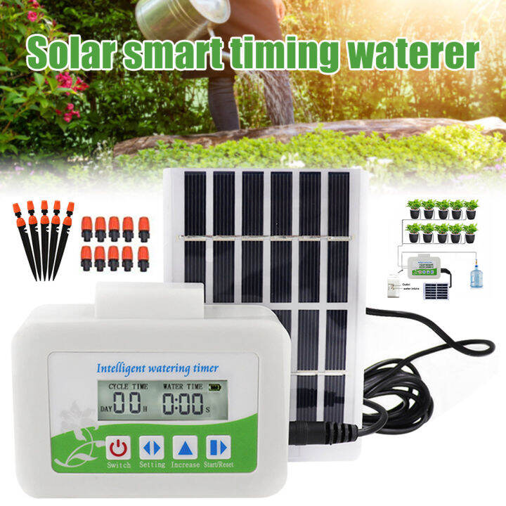 Smart Water Pump Solar Garden Tools Automatic Watering Device Self Drip ...