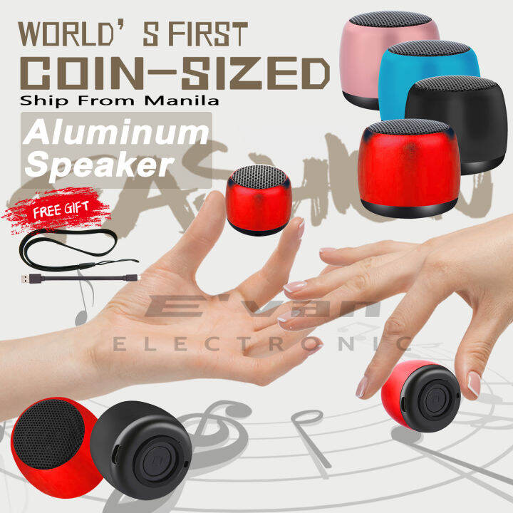Mini Speakers Bluetooth Portable Wireless Small Speaker Tiny Size Smart ...