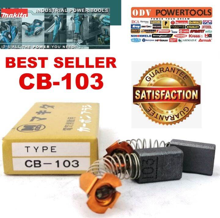Makita CB-103 Original Carbon Brush ~ ODV POWERTOOLS | Lazada PH