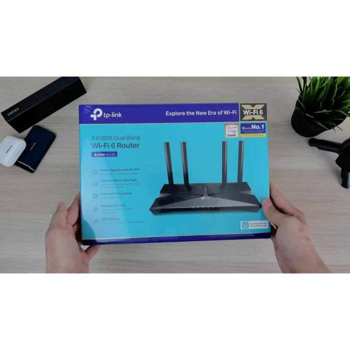 Woww สุดคุ้ม ROUTER (เราเตอร์) TP-LINK รุ่น ARCHER AX20 - AX1800 DUAL ...