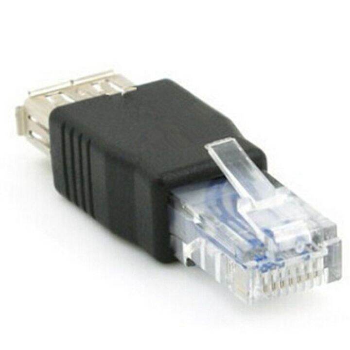 AGADHHA LAN USB To RJ45 Computer Sata Adapter Crystal Head Network ...