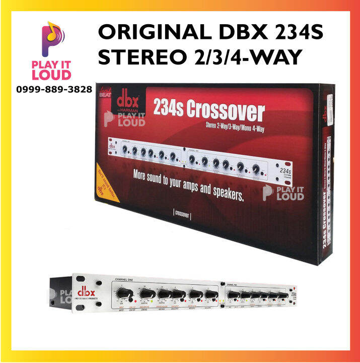 ORIGINAL DBX 234S CROSSOVER STEREO 2-WAY / 3-WAY / MONO 4-WAY | Lazada PH