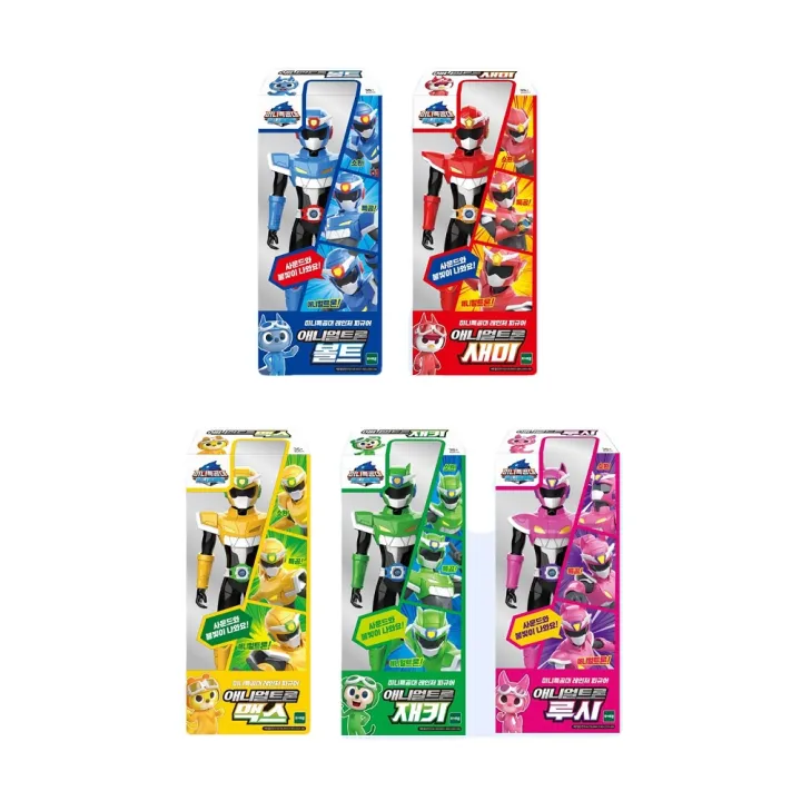 Miniforce Ranger Figure Animal Tron Volt Lucy Max Sammy Jacky Korean ...