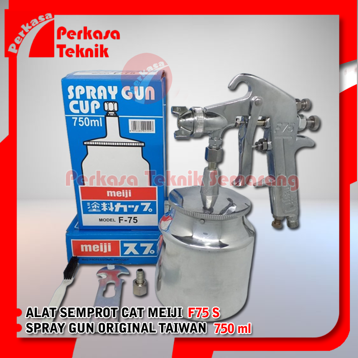 MEIJI F75 S Spray Gun F 75 Tabung Bawah Taiwan Original | Lazada Indonesia