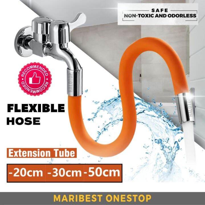 Flexible Hose Silicone Tube Kitchen Faucet Universal Interface 360 ...