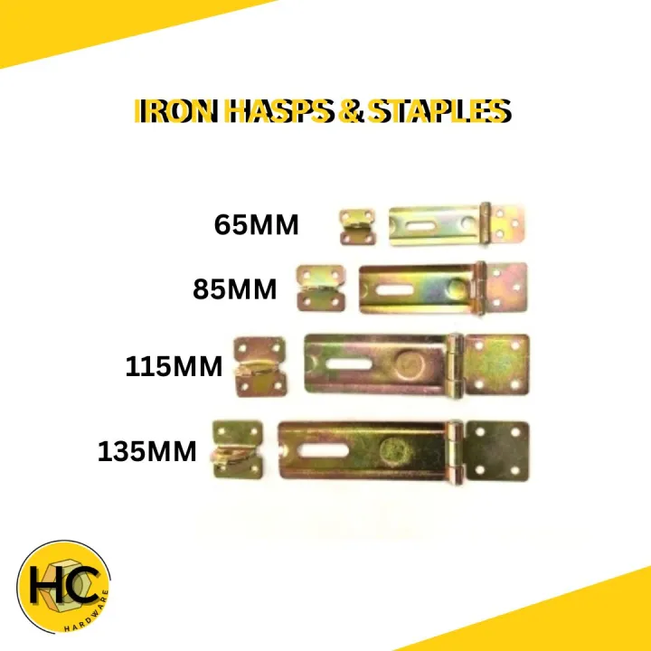 Rainbow Heavy Hasps & Staples/Mangga Besi Pintu for Safety Security ...